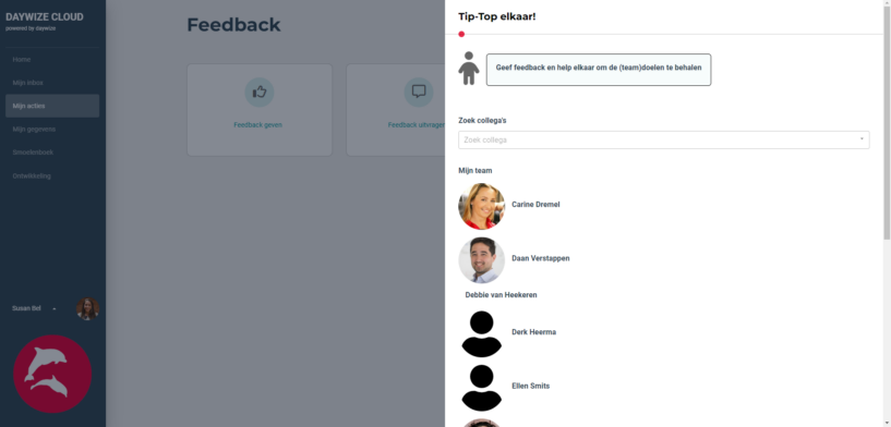 Feedback - Daywize Cloud