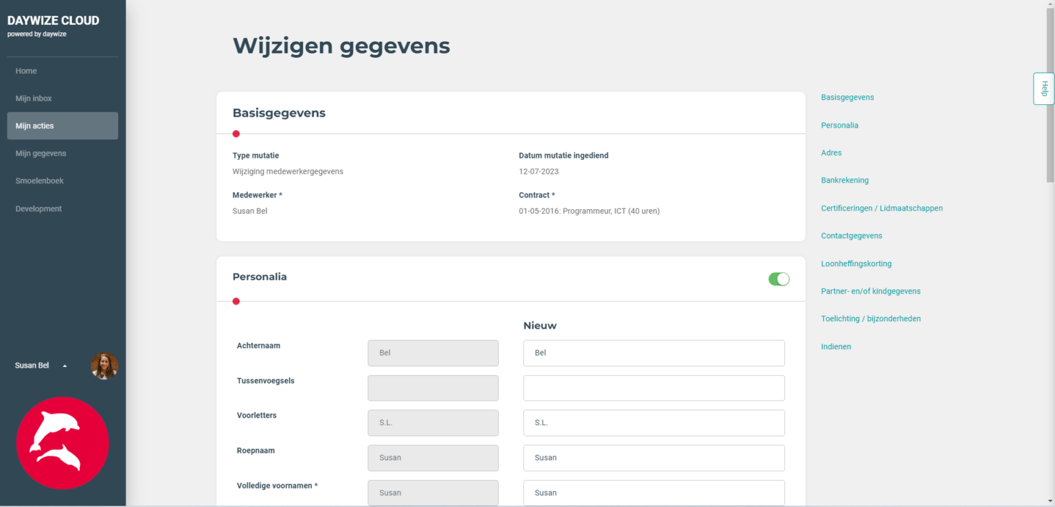 HR Admininstratie - Daywize Cloud